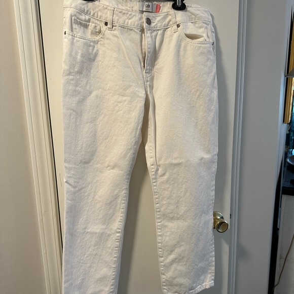 CAbi | Jeans | Cabi White Boyfriend Jeans | Poshmark